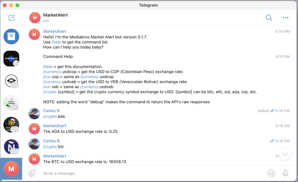 Generación de un programa Rust y un BOT Telegram con ChatGPT | Carlos J. Ramirez